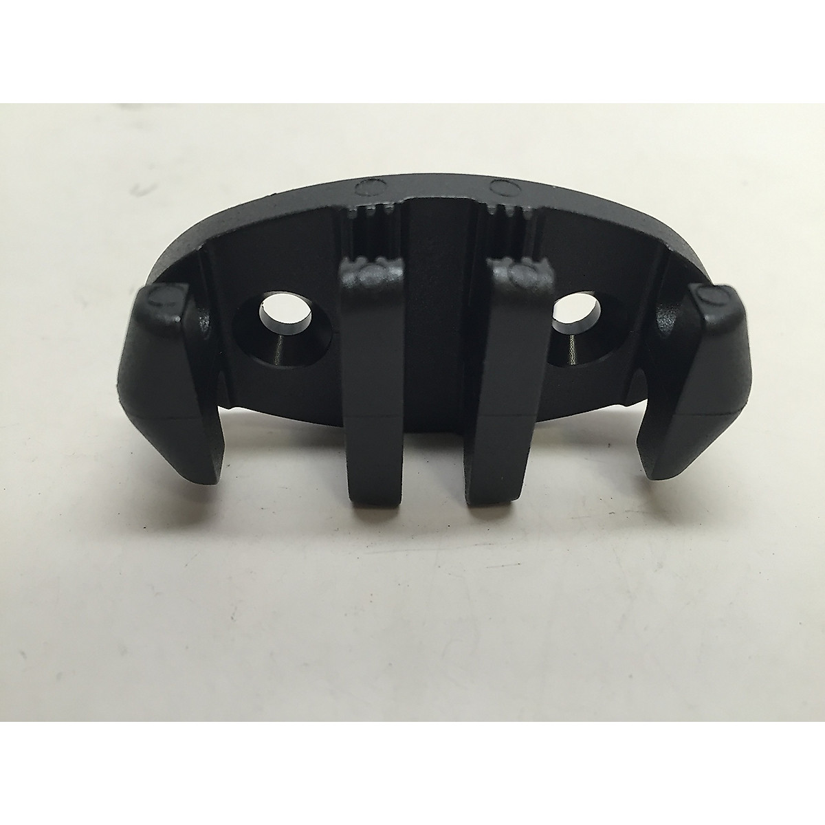 MARINE BOAT CANOE KAYAK PAIR of BLACK PC ZIGZAG ANCHOR CLEAT for BOW SAFETY LINE