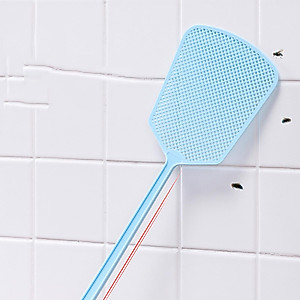 Generic Long Handle Fly Swatter - insectt Swatters | insectt pestt Control Swatters | Multi-Functional Fly Catcher | Indoor Flyswatter Long | Fly Swatters for Home Indoor Outdoor Classroom