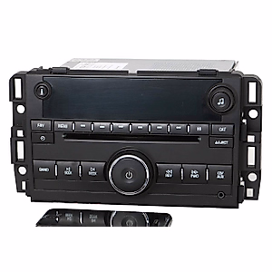 1 Factory Radio 638-00661-BT2 AM/FM Radio CD Player AM/FM/CD w/Bluetooth And AUX Input Remanufactured Black OE Part Number: 25799567 AM/FM Radio CD Player