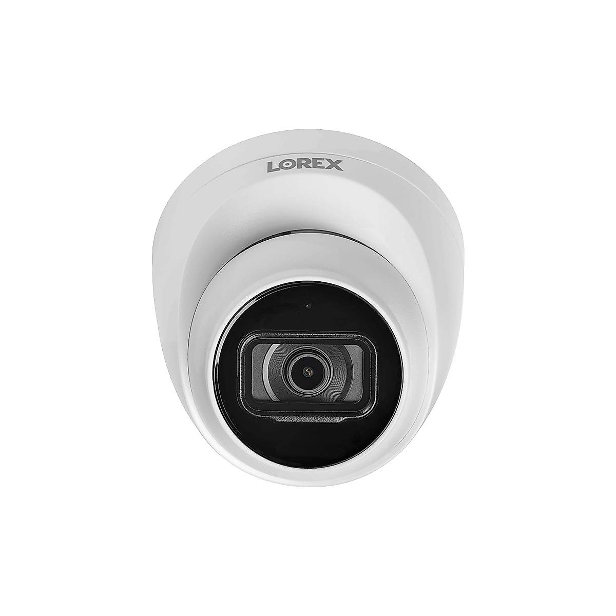 Lorex Fusion 4K (16 Camera Capable) 3TB Wired NVR System with 8 White IP Dome Cameras Featuring Listen-in Audio