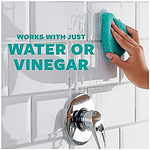 Scotch-Brite Swift Scrub Bath Cleaner Scrubbers, Soap Scum Remover for Cleaning Bathroom, Bathroom Scrubber Pads Safe for Tile, 2 Bathroom Cleaner Scrubbers