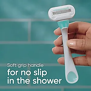 Gillette Venus Extra Smooth Sensitive Disposable Razors for Women with Sensitive Skin, 2 Count