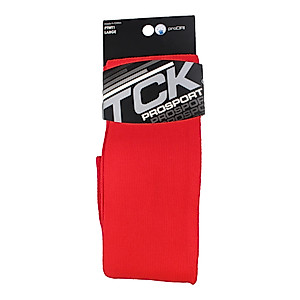 TCK Prosport Performance Tube Socks (Red, Large)