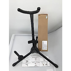 Rayzm Alto/Tenor Saxophone Stand with Detachable Flute/Clarinet Holder, Adjustable Portable Stand for Alto Saxophone, Tenor Saxophone, Clarinet & Flute. Folding Legs, Easy to Assemble and Disassemble.