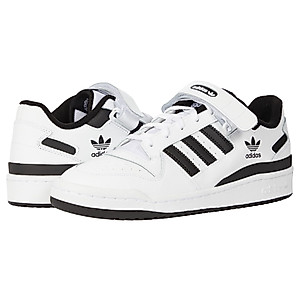 adidas Men's Forum Low Sneaker, White/White/Black, 11
