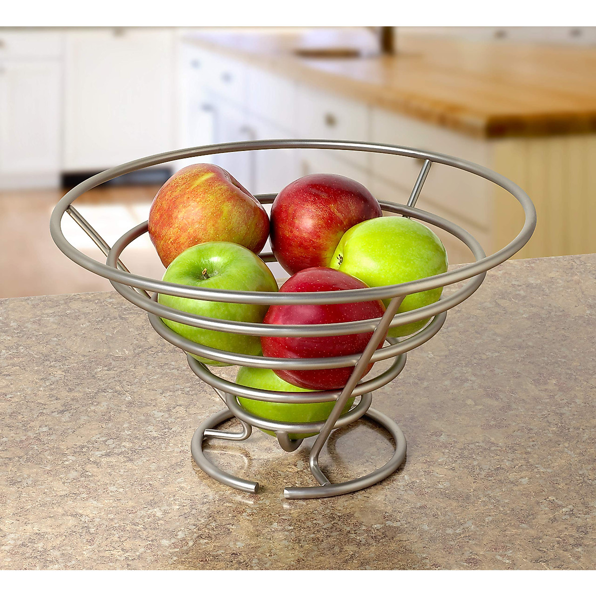 Spectrum Diversified Euro Fruit Bowl, Satin Nickel