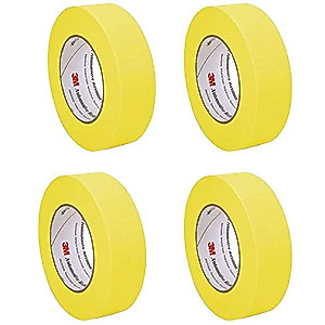 3M 06654 Automotive Refinish YjVuw Masking Tape, 36 mm x 55 m (4 Pack)