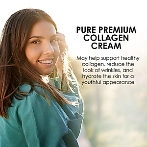 MASON NATURAL Collagen Premium Skin Cream - Anti Aging Face and Body Moisturizer, Intense Skin Hydration and Firmness, Pear Scent, Paraben Free, 2 OZ (3-Pack)