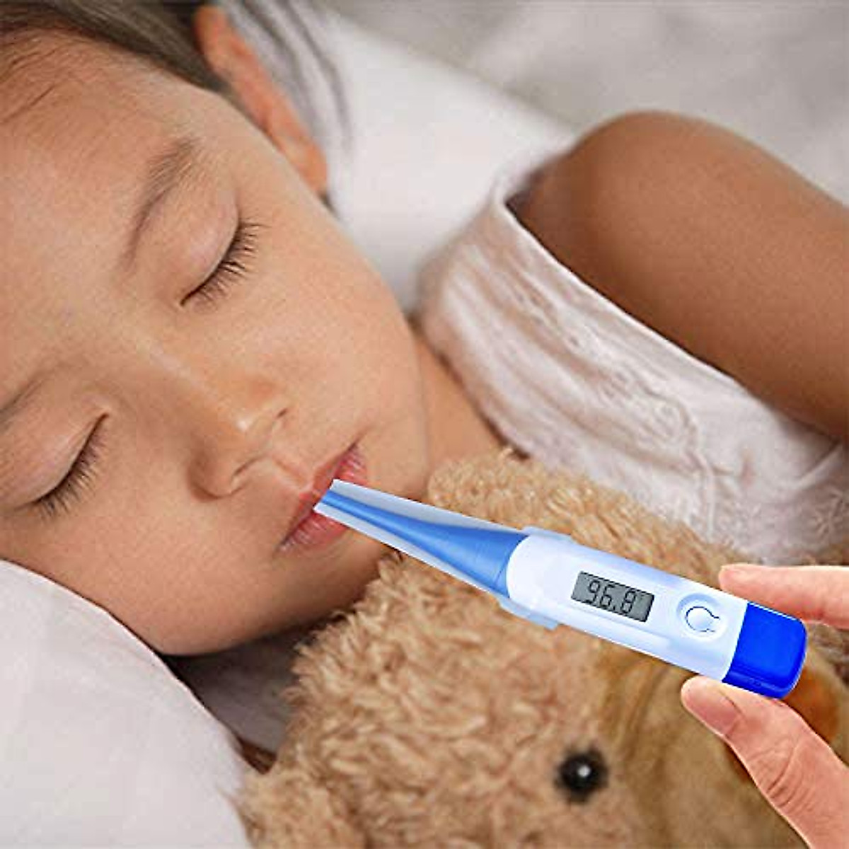 200 Pack Probe Covers for Oral Thermometer - Digital Thermometer Probe Covers Disposable Universal - Rectal Thermometer Covers Heavy Duty Sleeves Safe & Sanitary Prevent Cross-Contamination