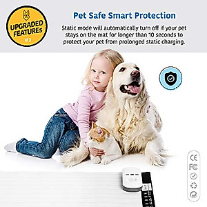 SVD.PET {2-Pack) Pet Training Mat, 60" X 12", Pet Shock Pad, Dogs & Cats Electronic Repellent Scat Mat for Indoor, 3 Training Modes, 5 Levels, Pet Safe Auto Power Off, Keep Dog Off Couch