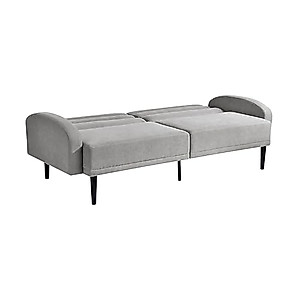 Serta Roswell Convertible Sofa Light Gray