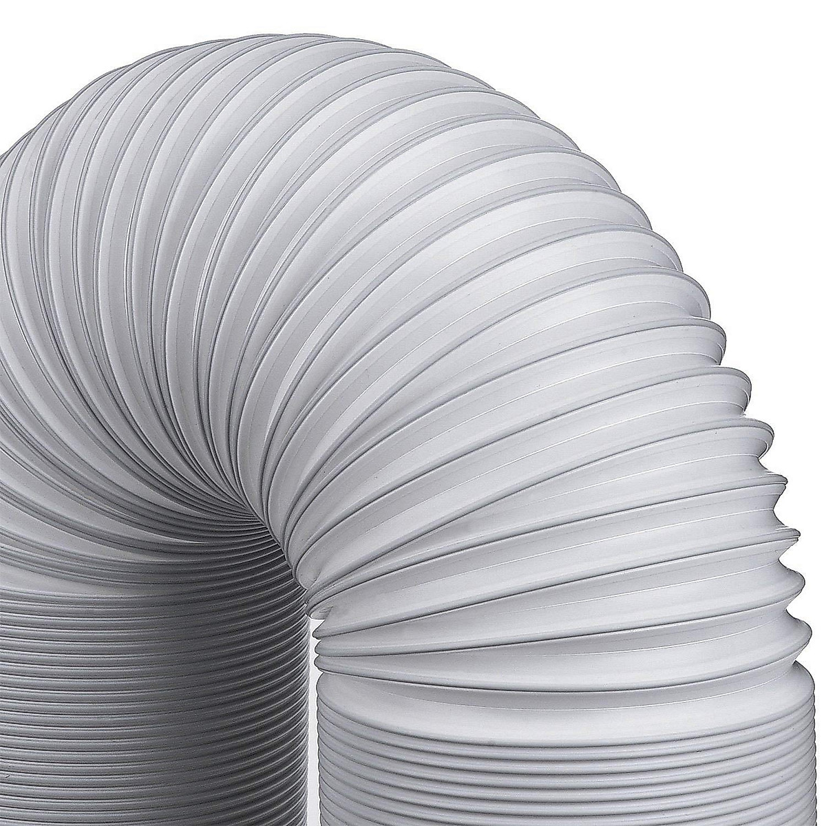 Hotop Air Conditioner Exhaust Hose, 5.9 Inches Diameter and 59 Inches Length Exhaust Vent Hose with Counterclockwise Thread Compatible with Portable Air Conditioner