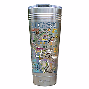 Catstudio Big Sur Thermal Tumbler | Triple Wall Insulation With Non Slip Bottom | Great Travel Cup for Water, Coffee, Tea, or Smoothies