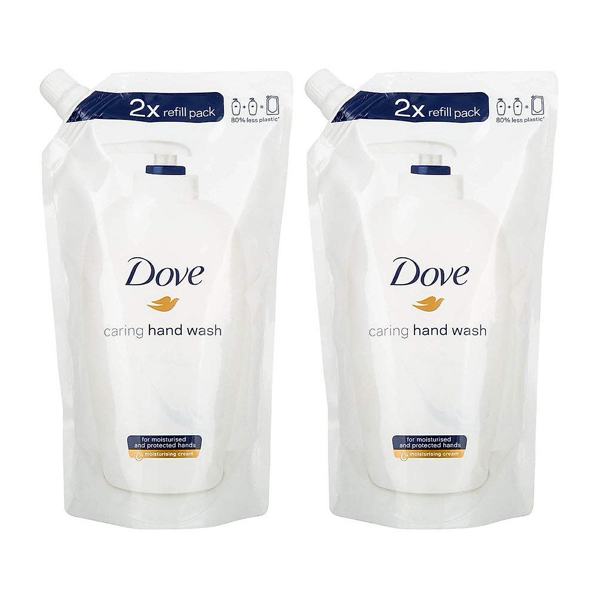Dove Beauty Cream Hand Wash Refill - 16.9 Fl Oz / 500 mL x 2 Pack