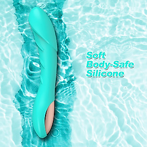 Realistic G-Spot Dildo Vibrator for Female Vagina Clitoris Anal Stimulator, Vibrators Adult Sex Toys Gift for Women Couples MELO (Blue)