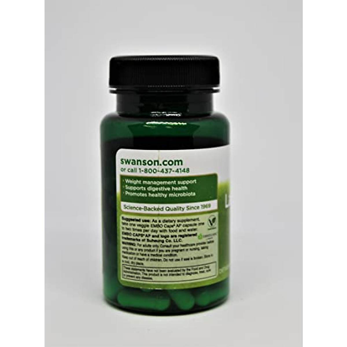 Swanson Lactobacillus Gasseri - Probiotic Supplement Supporting Digestive Health with 3 Billion CFU - Design-Release Satiety & Fat Metabolism Support - (60 Veggie Capsules)