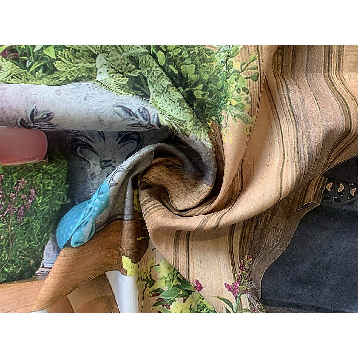 7x5ft Spring Easter Photography Backdrops Wood Barn Eggs Flowers Happy Easter Background for Photo