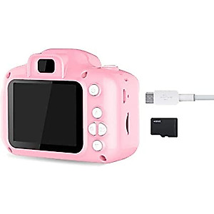 Pink Children's Toy Digital Camera 1080P Children's Video Recording Support 32G Memory Card