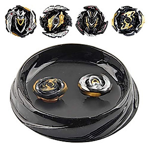 ROKK NOW Metal Fury Bey Battle Burst Gyro Attack with Starter Battle Arena, Launchers & Includes 4 Bay Battling Metal Gyro Bey Battle Top Blades for Adults, Boys & Girls