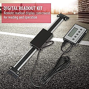 Digital Readout, 0-150mm Accurate Digital LCD Readout Scale for Milling Machines Lathes, Woodworking, Metalworking Machines