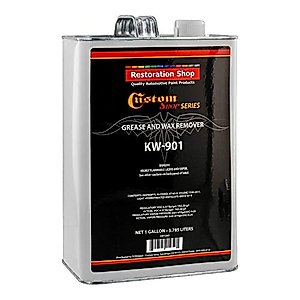 Custom Shop Restoration KW901 - Automotive Grease and Wax Remover Surface Prep Cleaner for Before Automobile Painting and All Painting Projects (Gallon)