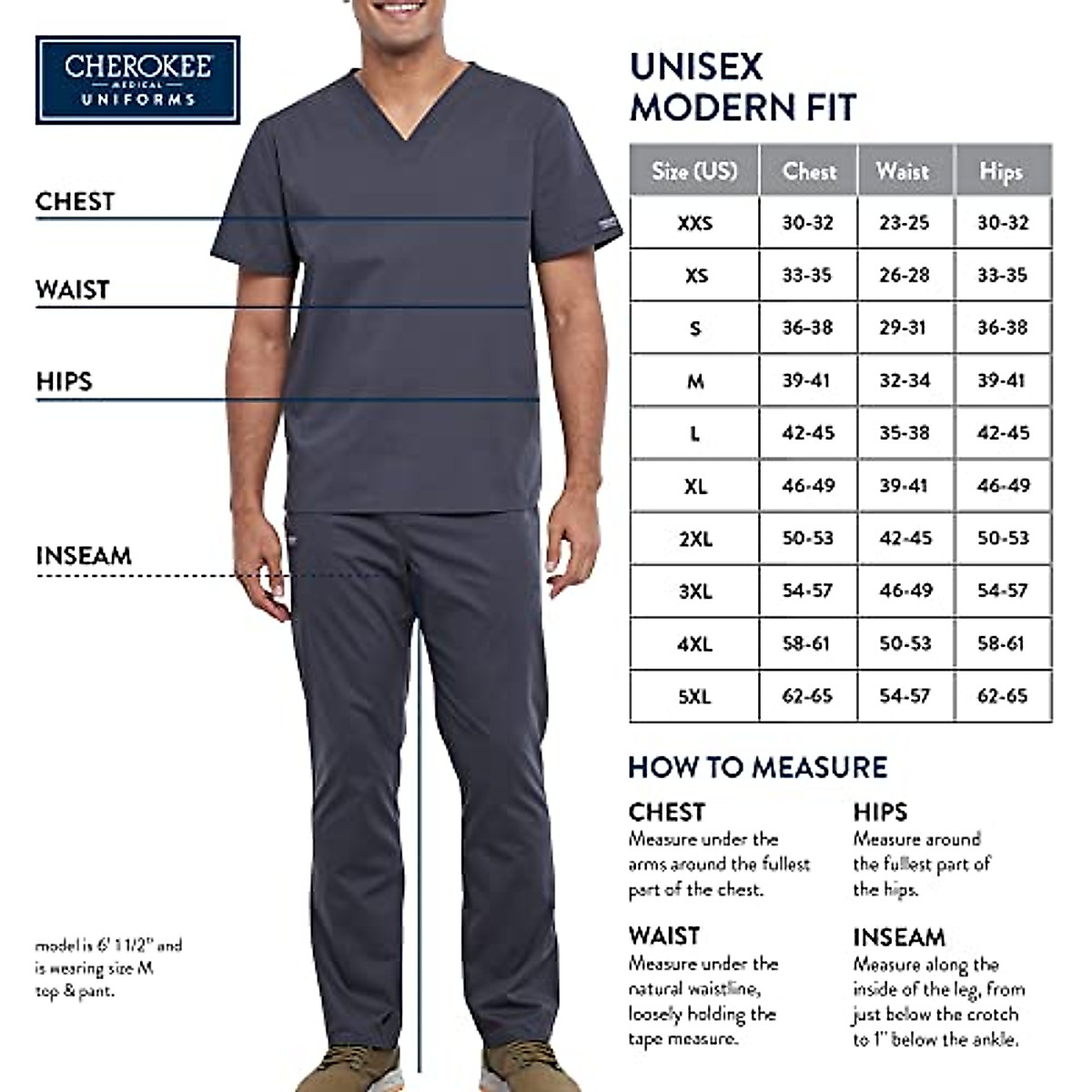 Cherokee Men & Women Scrubs Lab Coat Workwear Professionals 40" Snap Front Plus Size WW361, 3XL, Black