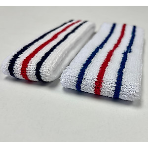 COUVER Tennis Style Premium Quality Athletic Terry Head Sweatband(1 Piece)
