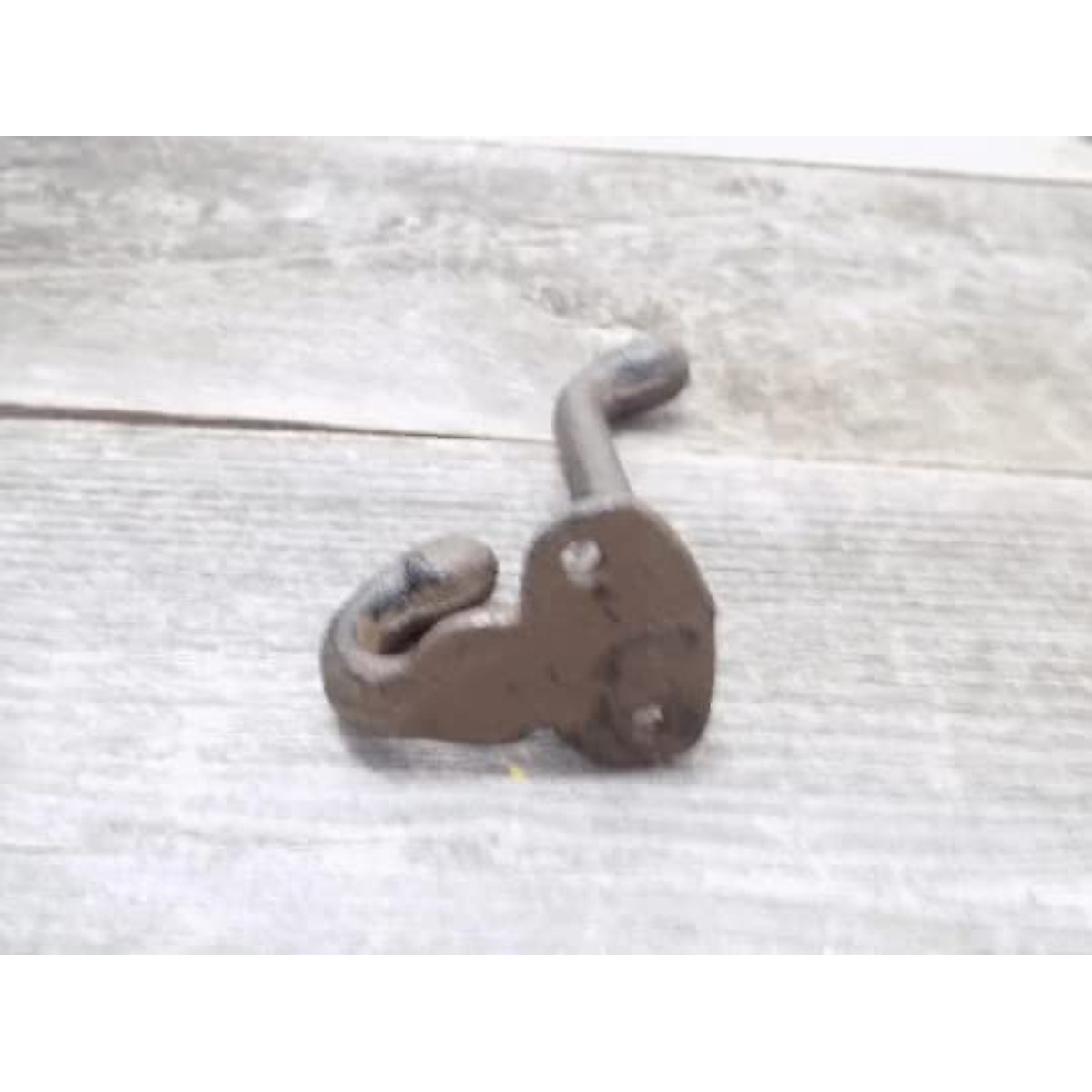 15 Rustic CAST Iron Acorn Hooks Rust 3 1/4" Long Hook Coat HAT Wall Hook LOT