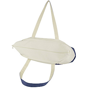 DALIX Monogram Tote Bag Personalized Initial Navy Blue - G