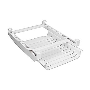 Ziplock Bag Hanging Storage Rail Rack, Fridge Shelf Holder Clip Sliding Rail Tray Save Space for Fridge