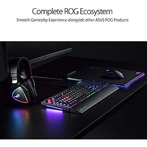 ASUS ROG Gaming Keycap Set - Textured Side-Lit Design for FPS & MOBA Gaming | Accurate Keypress with Strong Grip | Compatible with Cherry MX Switches | Includes Keycap-Puller Tool for Easy Installatio