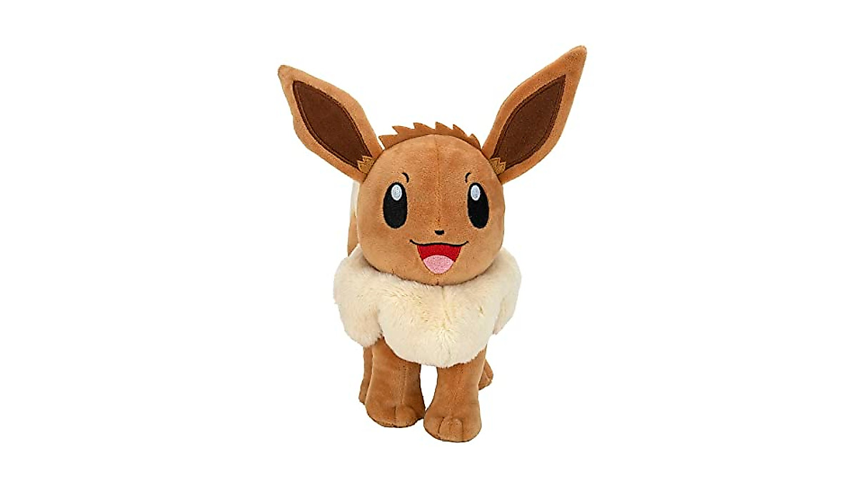Cuddle with Authentic 8-Inch Pokémon Eevee Plush