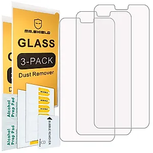 Mr.Shield [3-PACK] Designed For Huawei P20 Lite [Tempered Glass] Screen Protector [Japan Glass With 9H Hardness] with Lifetime Replacement