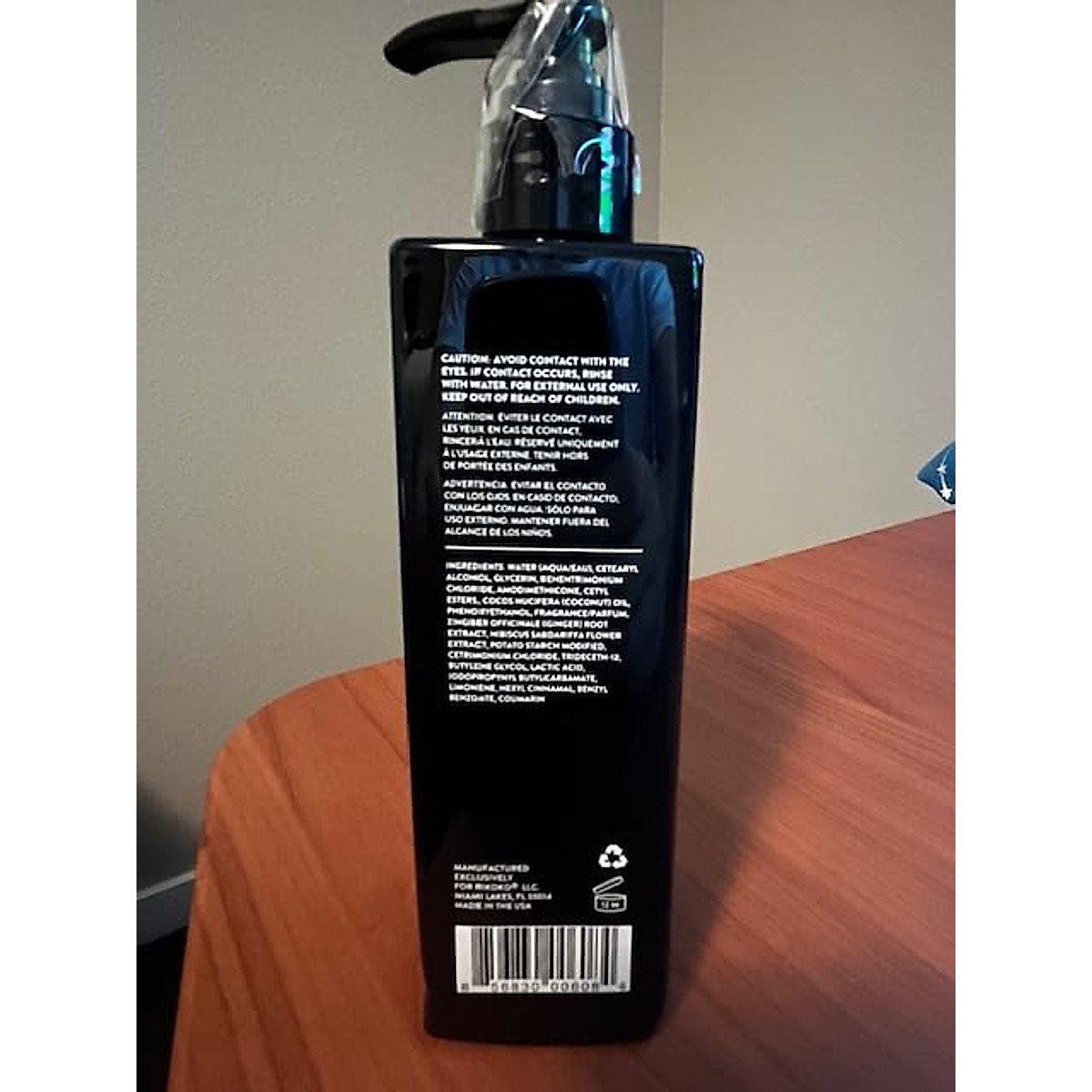 Rikoko LOCK Coconut Shampoo with Vanilla Extract and Cinnamon Bark - 300 mL Bundle with LOCK Coconut Conditioner with Ginger and Hair Softening Hibiscus - 300 mL