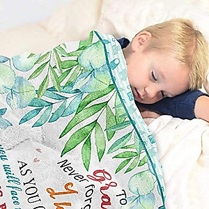 Xutapy Grandson Gifts from Grandma/Grandpa, Birthday Graduation Gifts for Grandson Blanket 40’’x50’’, to My Grandson Gift Ideas, Best Grandson Ever Gift, Baptism for Grandson Blanket