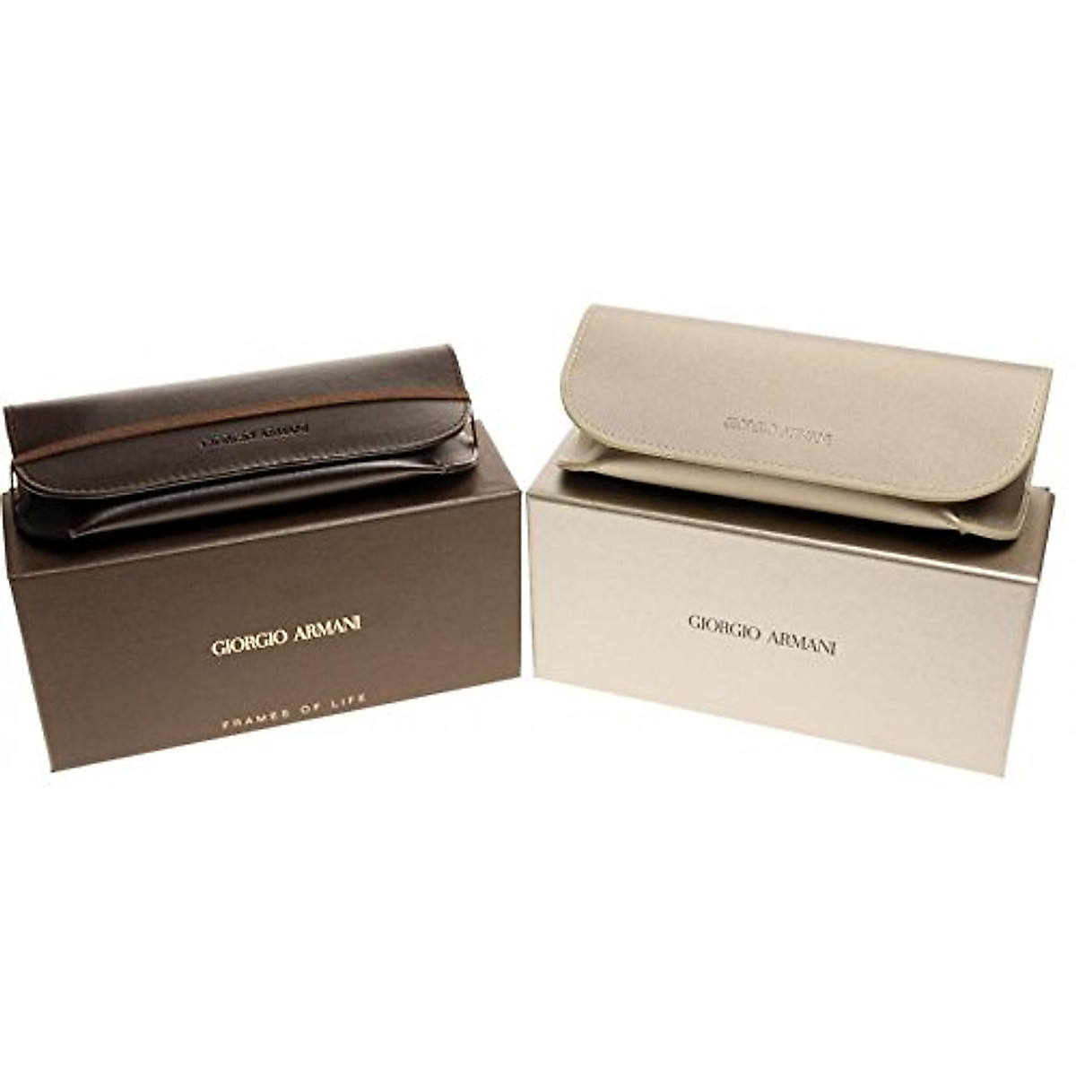 GIORGIO ARMANI AR8075F - 54968E Sunglasses Matte Striped Green Horn w/Green Gradient Lens 48mm