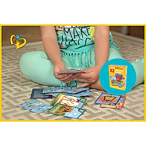 Upbounders by Little Likes Kids - Camping Outdoors Go Fish! Card Game - Classic Family Game for Kids Toddlers Preschool - Diverse, Multicultural Matching Pairs Game