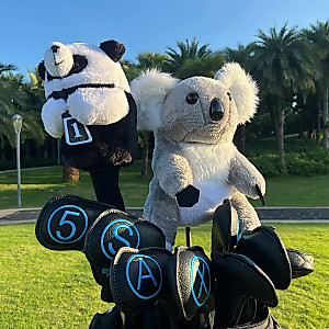 Koala Golf Headcover, Lovely Animal Golf Club Cover for Drivers - Golf Driver Headcover 460CC Golf Driver Cover fits for PXG,Callaway Epic, Taylormade M2 M6, Titleist D2 D3 917