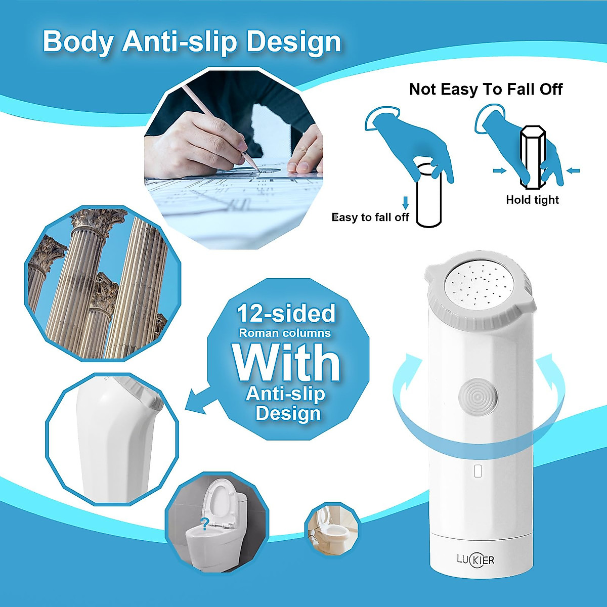 Travel Bidet Portable Handheld Bidet Electric Mini Toilet Bidet Sprayer Suitable for Women/Men, Personal Cleansing,Soothing Postpartum,Hemorrhoid and Perineal Care,Camping Cleaning,Baby Elderly Care