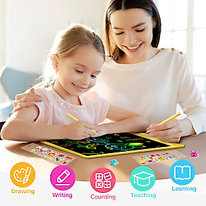ZMLM Toys for 3-12 Years Old Kids - 10 Inch LCD Writing Tablet Coloring Screen Drawing Board Digital Educational Pad Art Craft for Boy Girl Toddler Teen School Activity Christmas Game Gift