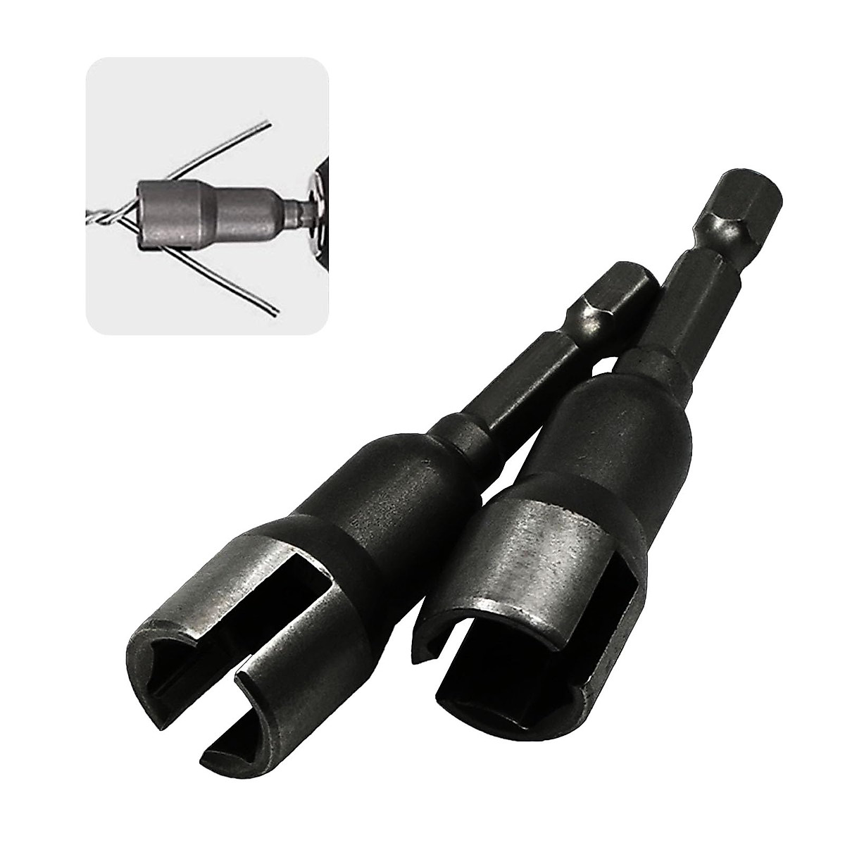 Gunhunt 2-Inch Hexagonal Handle Wrench, Black, Alloy Steel, Carbon Steel