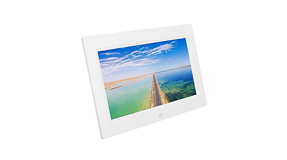 Stylish 10 Inch Digital Photo Frame with Speaker & Remote