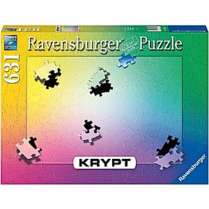 Ravensburger Krypt Gradient 631 Piece Jigsaw Puzzle for Adults - 16885 - Every Piece is Unique, Softclick Technology Means Pieces Fit Together Perfectly