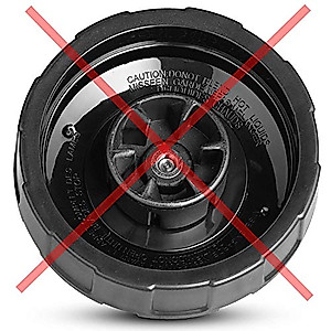 5pcs replacement parts blade with 18oz 24oz cup and lidfor 1200W Nutri Ninja Duo with Auto IQ Model: NN-100 30/NN-100A 30/101 30/NN102 30 and Nutri Ninja BlendMAX DUo with Auto-iQ Boost BL2012/BL2013