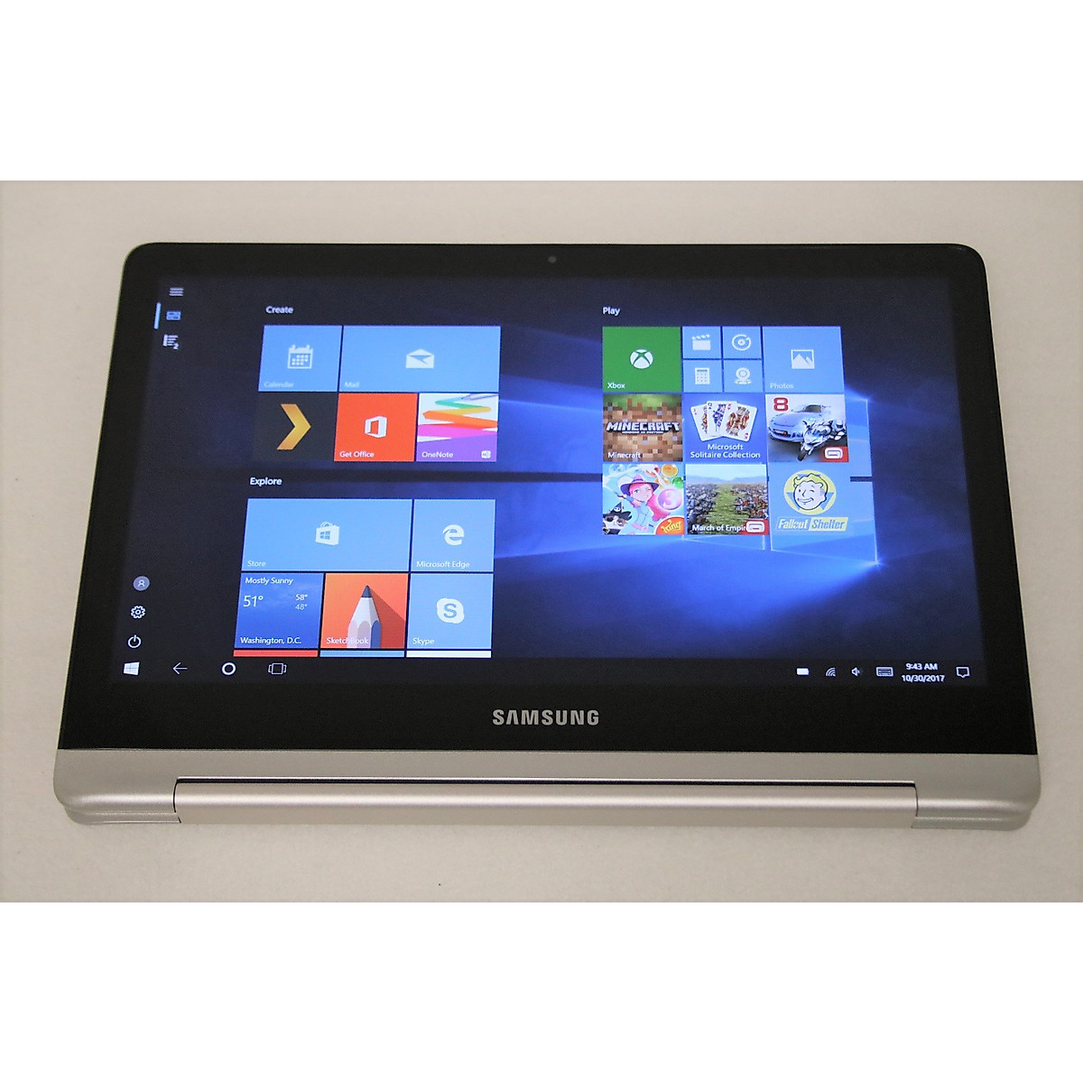 Samsung Notebook 7 Spin 2-in-1 13.3 Touch Screen Laptop, Intel Dual Core i5-7200U Up to 3.1GHz, 12GB DDR4, 1TB HDD, Intel HD Gra
