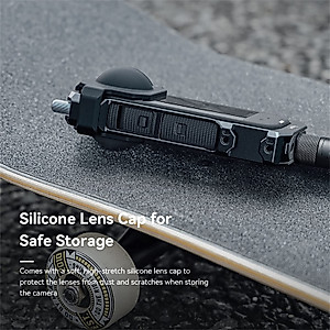 SmallRig Aluminum Frame Cage for Insta360 X3, Protective Case for Insta 360 X3, with 1/4" Threads, Cold Shoe Mount, Folding Fingers, Silicone Lens Cap - 4088B