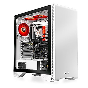 Thermaltake LCGS Glacier 460 AIO Liquid Cooled CPU Gaming Desktop (AMD Ryzen™ 5 5600X 6-core, ToughRam DDR4 3600Mhz 16GB RGB Memory, NVIDIA® GeForce RTX™ 4060, 1TB NVMe M.2, WiFi) S3GL-B550-460-LCS