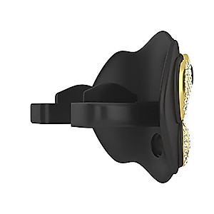 Loudmouth Football Mouth Guard - 3D Chrome Grillz Football Mouthpiece, Fits Adult & Youth, Mouth Guard Football Accessories (3D Grillz Bling - Chrome Black/Gold)