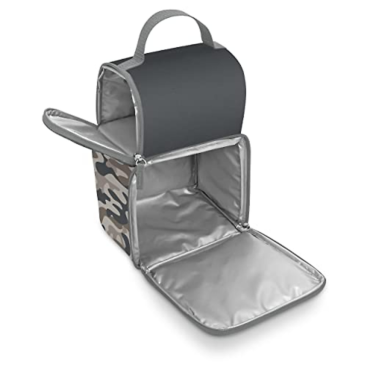 THERMOS Tween Dual Lunch Box, Gray Camo