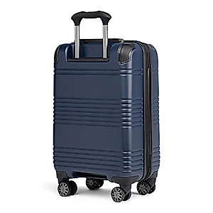 Travelpro Roundtrip Hardside Expandable Luggage, TSA Lock, 8 Spinner Wheels, Hard Shell Polycarbonate Suitcase, Navy, 2-Piece Set (21/25)